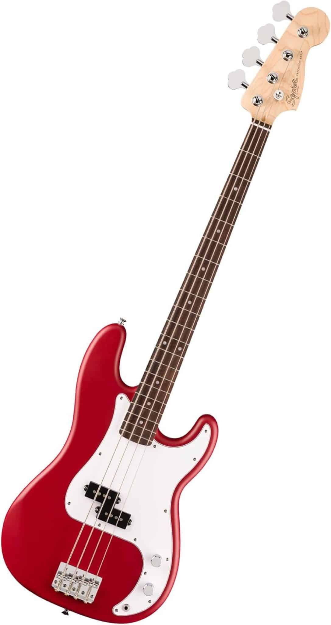 Testez la basse Fender Squier Precision rouge