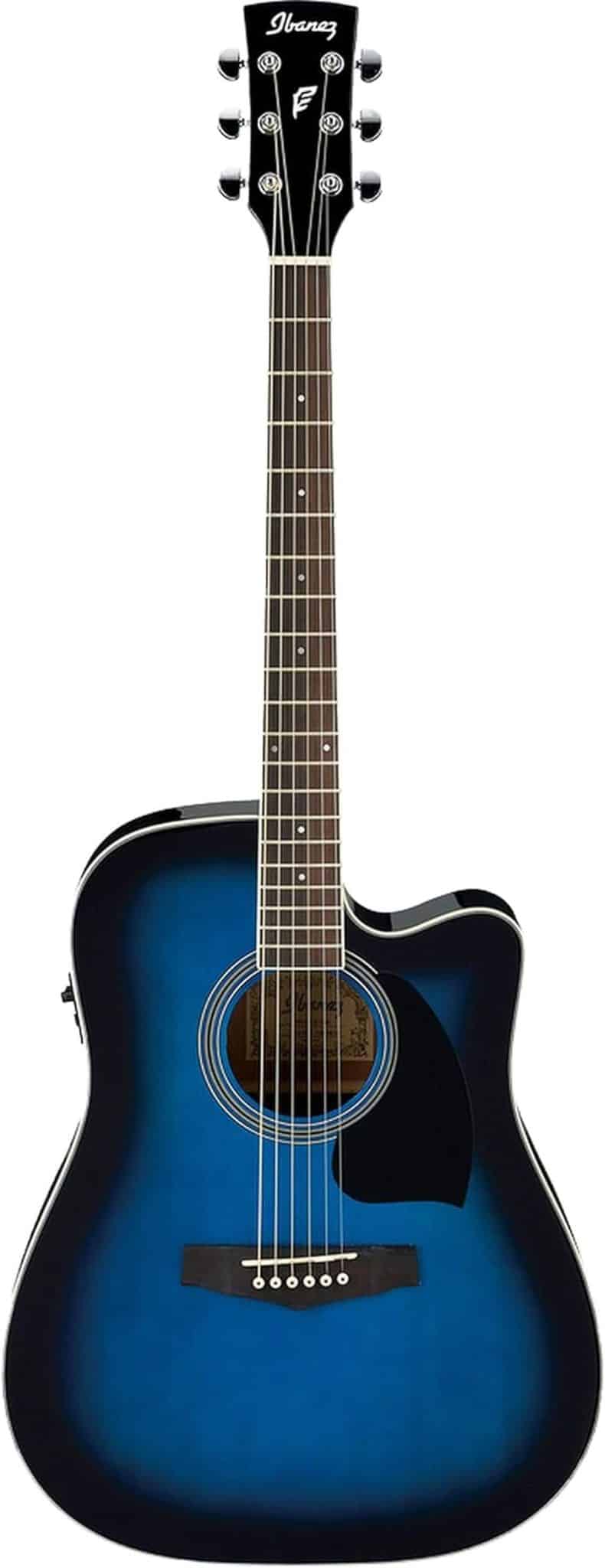 Test : ibanez Performance PF15ECE-TBS guitare électro-acoustique
