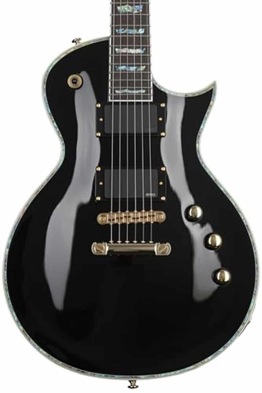 Test et analyse : guitare électrique LTD EC-1000 satinée noire